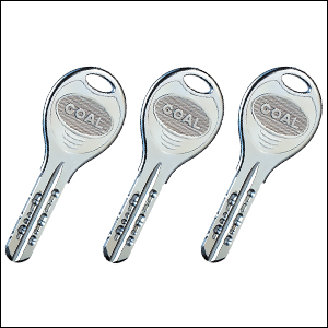 Amazon | GOAL(ゴール) 鍵 AD 交換用 V18ディンプルシリンダー 錠 ロック 自分で 取替え GCY-224 シルバー キー3本 交換手順書付 GD GG GK GGP ...