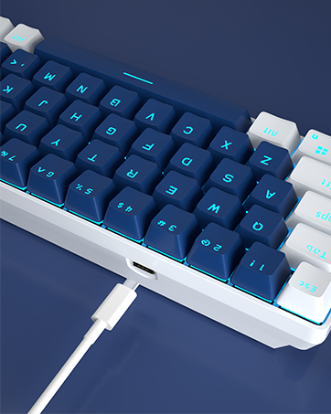 Amazon.com: Camiysn 60 Percent Mechanical Keyboard, Compact 68 Keys ...