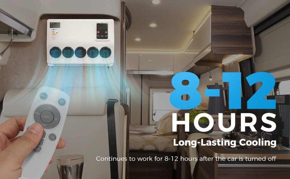 Amazon.com: Sunster DC 12V Universal Electric RV Truck Air Conditioner Camper A/C Unit, 12000 ...