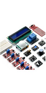 KEYESTUDIO ESP32 Smart home IoT Kit Compatibile con Arduino IDE, con scheda ESP32, Python C ...
