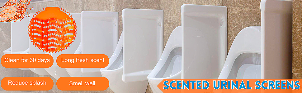 Amazon.com: LUMENIZE Urinal Screens Deodorizer (12 Pack) - Anti-Splash Urinal Screens - Urinal ...
