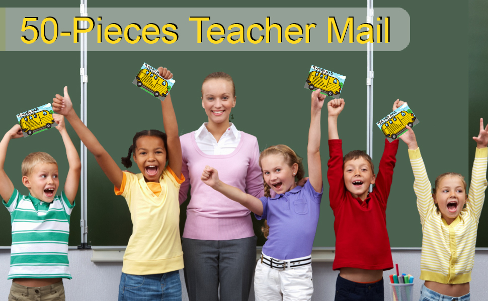Amazon.com : 50PCS Teacher Mail Positive Communication Cards for ...