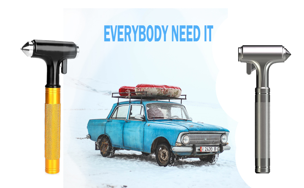 Amazon.com: WONDER POINT Premium Car Safety Hammer - Emergency Escape Tool with Car Window ...