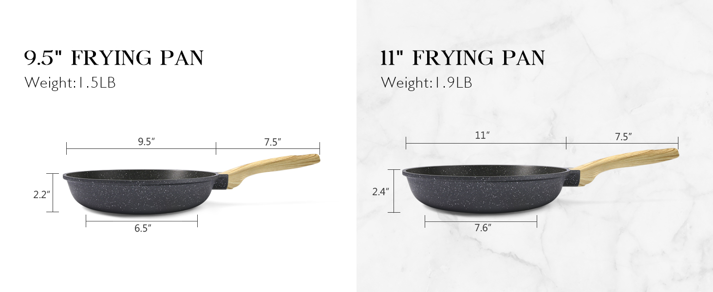 Amazon.com: GiPP 21Psc Pots and Pans Set Non Stick - Grey Granite Kitchen Cookware Sets Nonstick ...