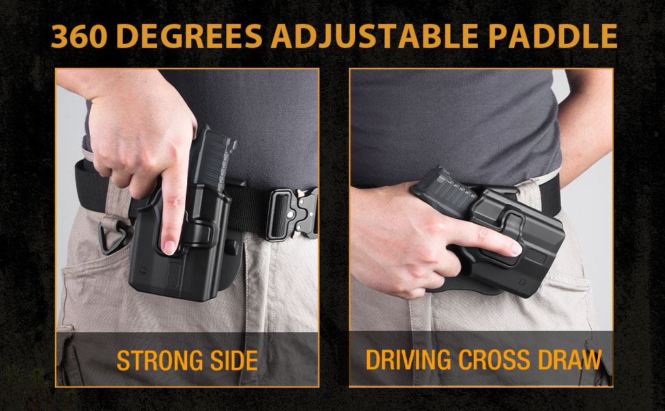 Amazon.com : Gun & Flower Level II Hellcat TLR6 Holster, OWB Holsters Compatible with ...