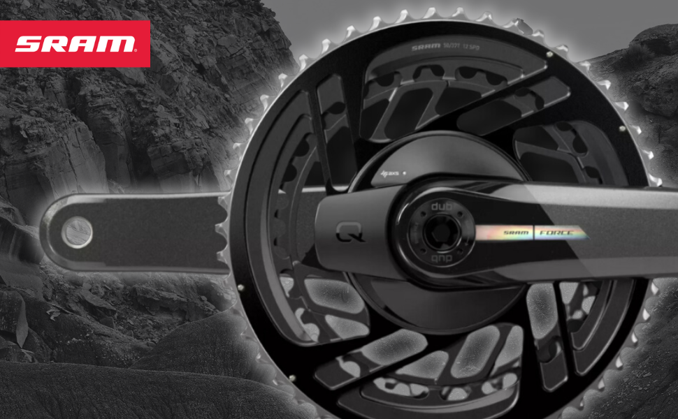 Amazon.com : SRAM Force AXS Power Meter Crankset - 165mm, 2X 12-Speed, 46/33t, Direct Mount, Dub ...