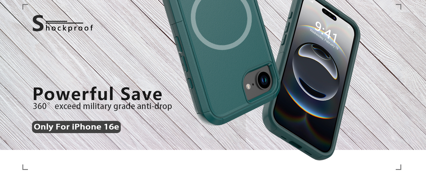 Amazon.com: Diverbox for iPhone 16e Case [Compatible with MagSafe] [Shockproof] [Dropproof ...
