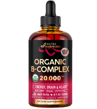 Amazon.com: USDA Organic Vitamin B-Complex Liquid Spray 8-in-1 - B5 ...
