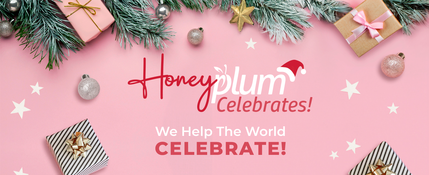 Amazon.com : Honeyplum Pink Christmas Cards - Fun, Stylish, and Cute Merry Christmas Boxed ...