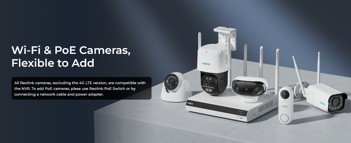 Amazon.com: REOLINK 4K PTZ Wi-Fi 6 Security Camera System, 4pcs WiFi ...