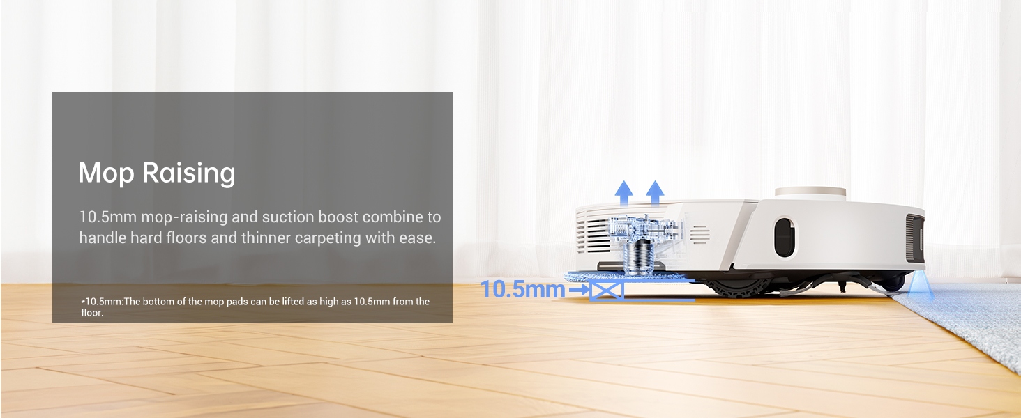 Dreame L20 Ultra Robot Vacuum and Mop Cleaner with Auto Mop Cleaning and Drying, Self-Refilling ...