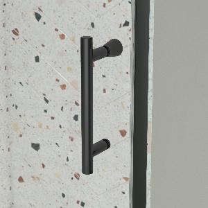 DOPERFE 38-42"x71"Piovt Swing Glass Shower Door,Pivot Frame Sliding Shower Door with 1/4" Clear ...