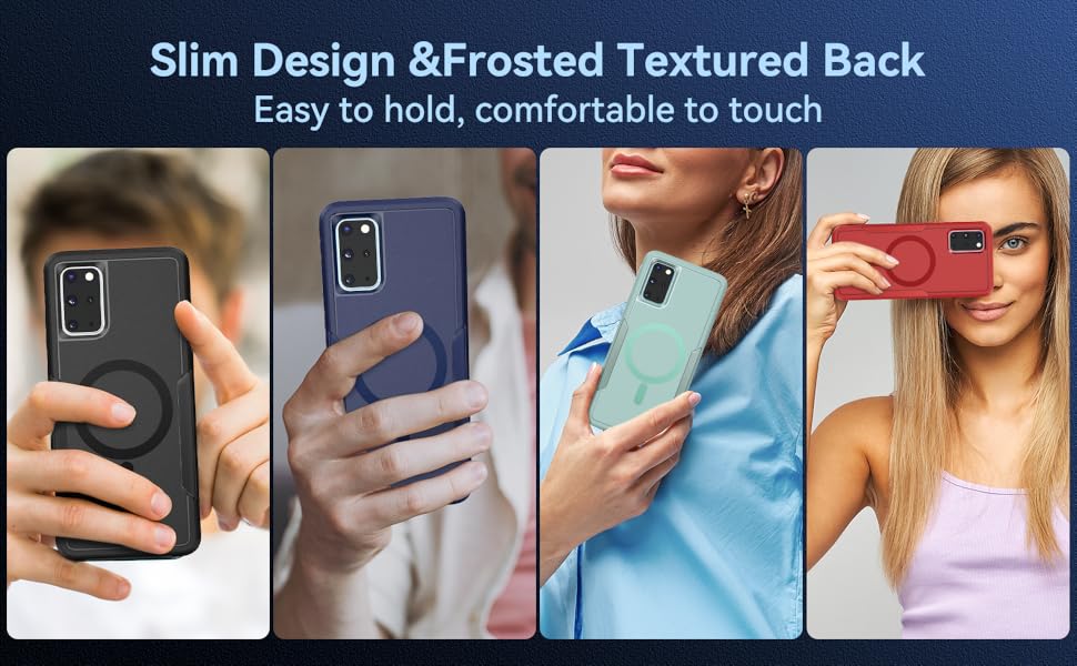 Amazon.com: Teayoha for Samsung Galaxy S20 Plus Case,[Compatible with Magsafe] [Military Grade ...