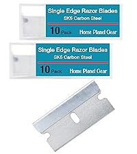 Amazon.com: Single Edge Razor Blade 10 Pack - Straight Edge Razor - Ten ...