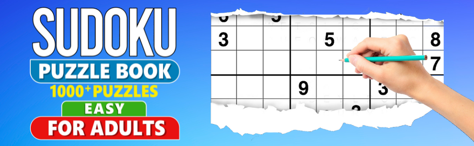 Sudoku Puzzle Book for Adults: 1000+ Easy Level Puzzles with Solutions - Vol 1: Kreative Puzzlez ...