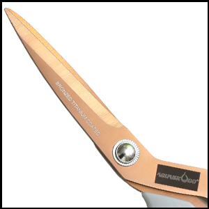 AQUASKUDO Forbici Multiuso Professionali in Acciaio Inox Rivestite in Titanio Finitura Bronzo ...