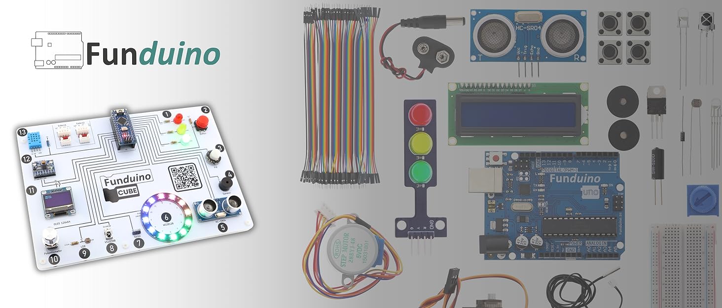 Funduino Starter Kit UNO R3 Ultimate Education, 100% kompatibel zu ...