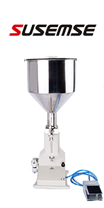 SUSEMSE Manual Paste Liquid Filling Machine 5-50ml Bottle Filling Machine Bottle Filler A03 ...