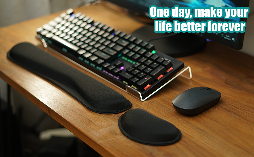 Amazon.com : Keyboard Stand Desktop - 17” Wide Acrylic Keyboard Stand ...