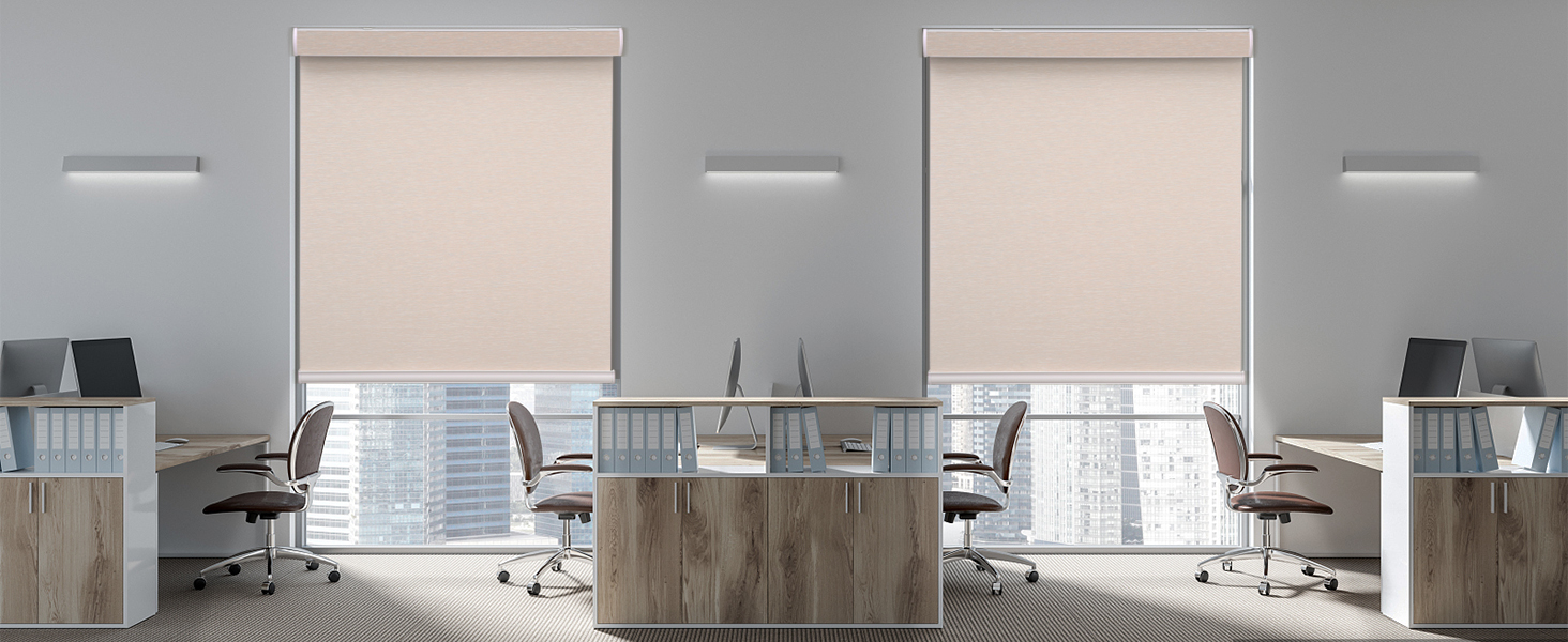 Amazon.com: MYshade Custom Size Blackout Roller Shades for Indoor Windows Cordless Roller Window ...