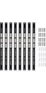 Amazon.com: swiftrans Magnetic Tool Holder 18 Inch 8 Pack Heavy Duty Magnet Tool Bar Strip Rack ...