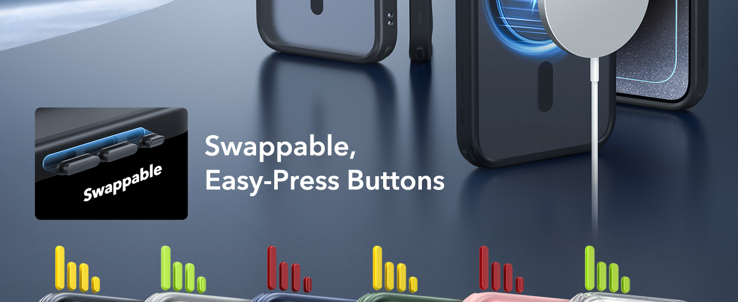 Amazon.com: ESR for iPhone 15 Pro Max Case Set, Translucent Matte Case with Screen Protector ...