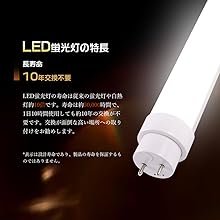 Amazon | 直管LEDランプ 20形 LED蛍光灯 直管 20W形 58cm LED蛍光灯 20W形 直管 インバーター式 ラピッド式 グロー式工事不要 LED直管蛍光灯 20W形 蛍光 ...