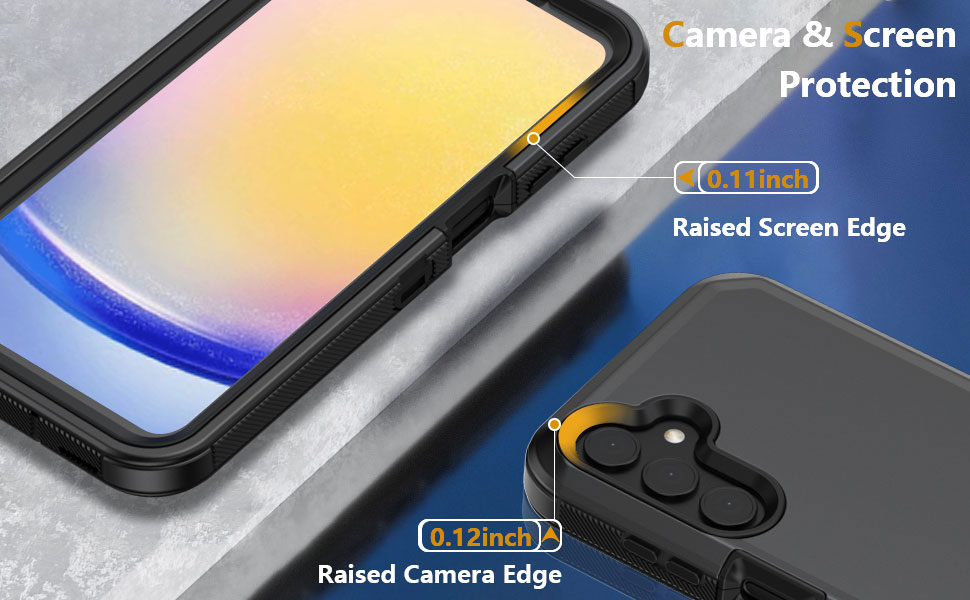 Amazon.com: TASHHAR Phone Case for Samsung Galaxy A25 5G case,Heavy Duty Hard Shockproof Armor ...