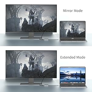 JESWO Adaptador USB C a HDMI, 3 en 1 Adaptador Tipo C Multipuerto USB C Hub con Puerto de Salida ...