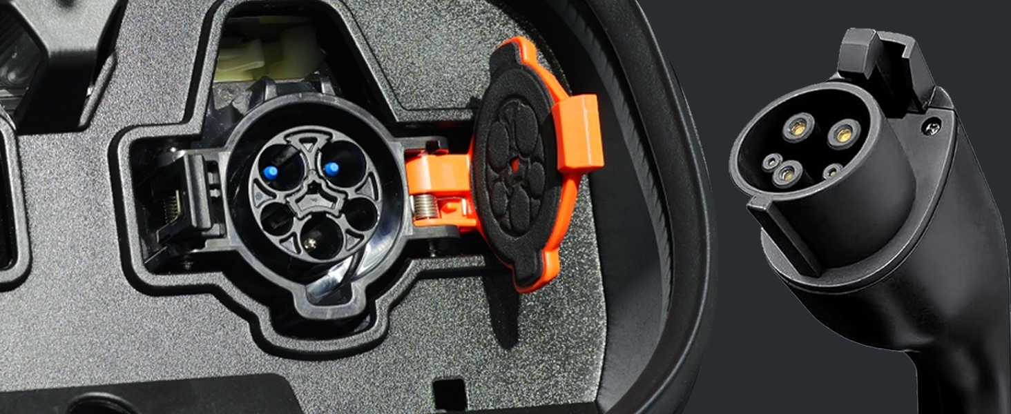 Amazon | joy all「2025新上場 EV充電器」 110V-240V SAE J1772 電気自動車充電ケーブル 8A/10A/13A/15A 4電流モード切り替え可能電気自動車 ...