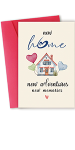 Amazon.com : New Home Card, Housewarming Card, Funny New House Card for Man Woman, New Apartment ...