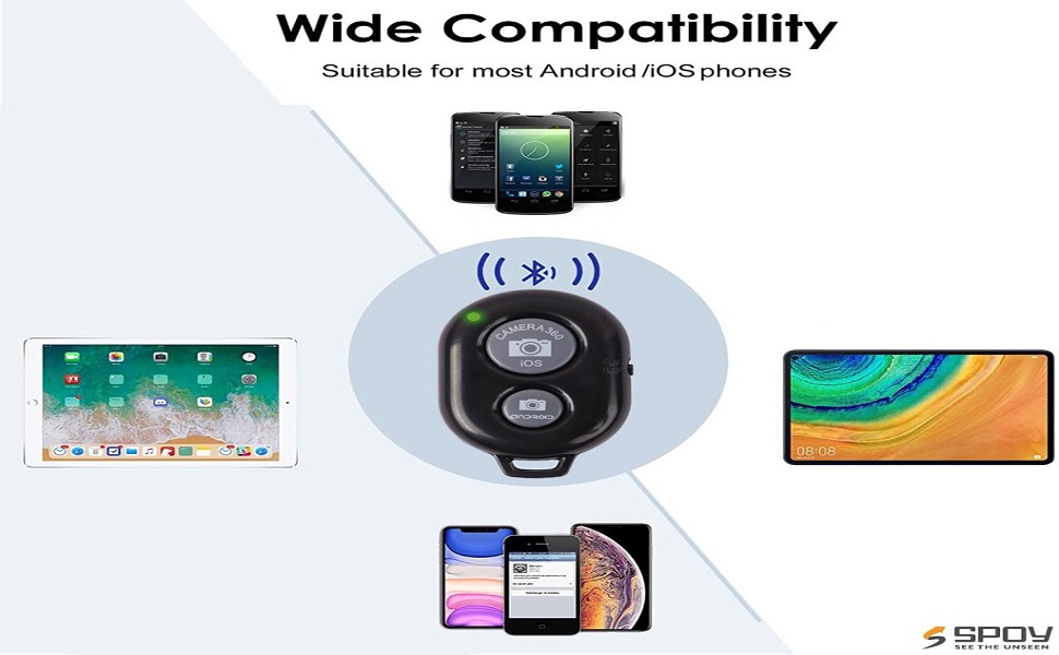 Buy ShopAIS Vomoco MT15 Bluetooth Remote Controller Shutter Button for Selfie Click Weight ...