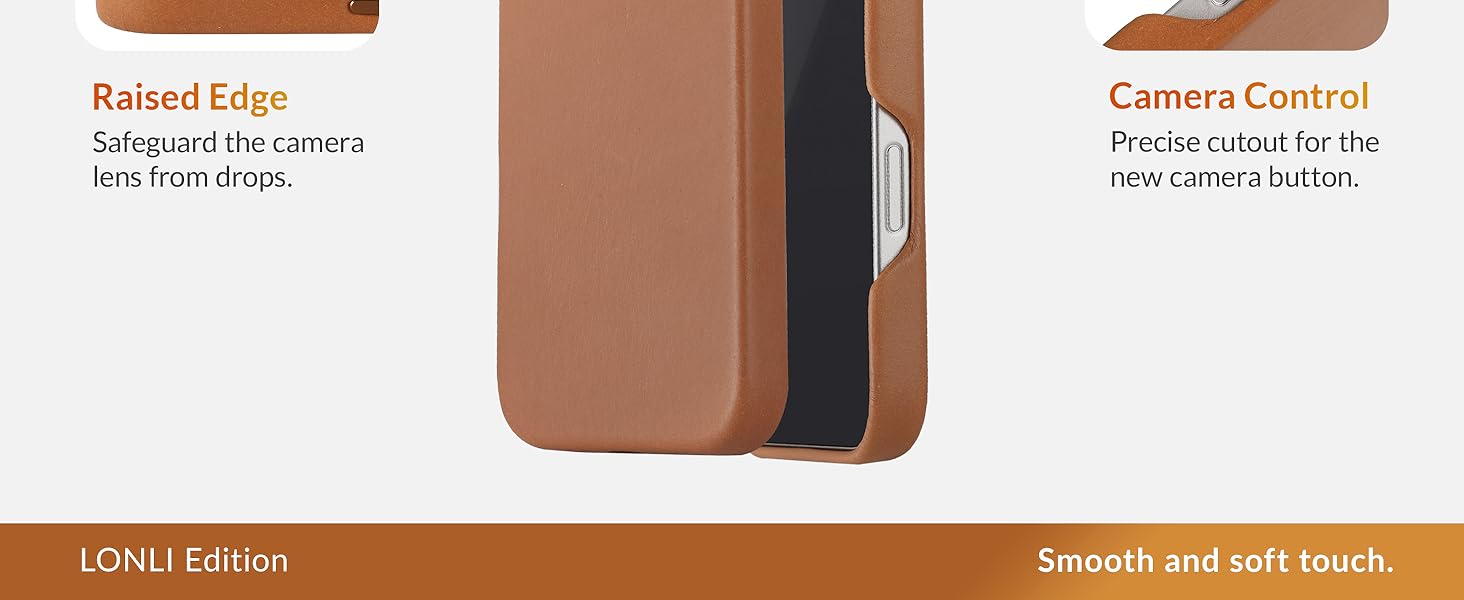 Amazon.com: LONLI Edition - for iPhone 16 Pro Max - Premium European Full Grain Leather Phone ...