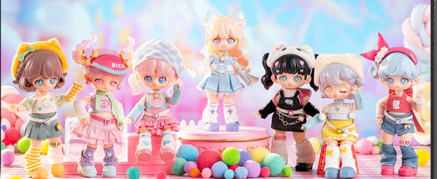 Amazon.com: GNATAPIAY BJD Blind Box,Kawaii SIMONTOYS Series-PEETSOON Male Classmate 1/12 Ball ...