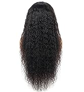 Amazon.com: ELEE'S HAIR 13x6 Water Wave Lace Front Wigs Human Hair 24 Inch 180% Density Water ...