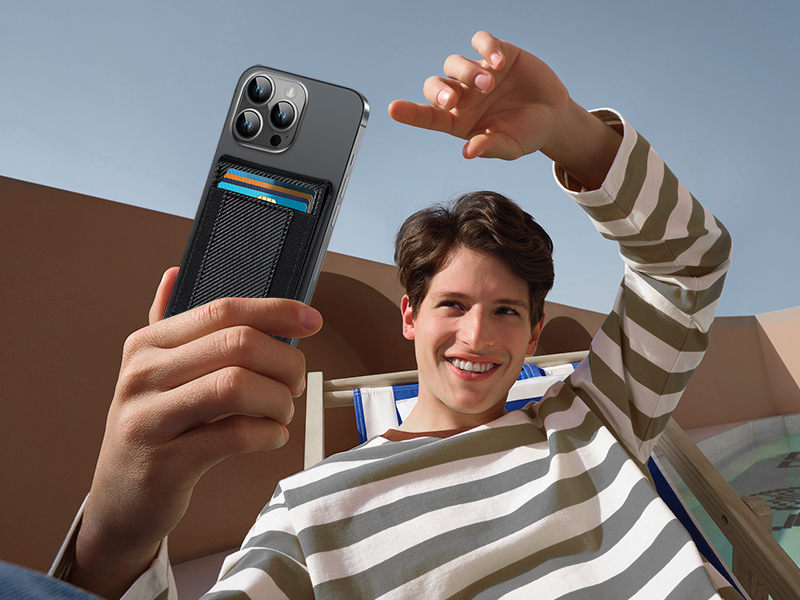 Amazon.com: ExtreLife 2-in-1 Magsafe Wallet, Adjustable Stand and Open ID Window, Magnetic ...