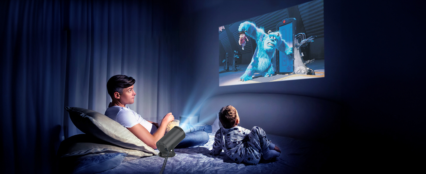 Amazon.co.jp: 【超小型&180°回転】aubor プロジェクター Android TV 11.0 高輝度 10000lm 家庭用 4K対応 5GWiFi Bluetooth5.2 ...