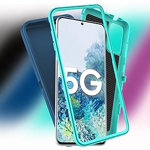 Amazon.com: YmhxcY Galaxy S20 Case with Self Healing Flexible TPU Film[2 Pack] and Camera Lens ...