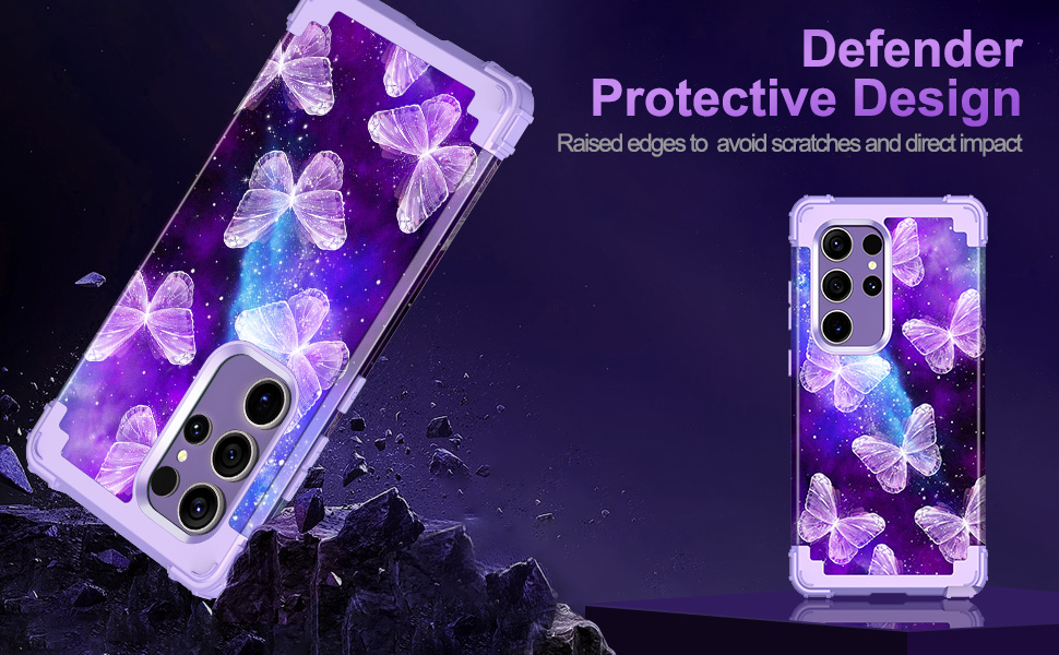 Amazon.com: Casetego Compatible with Galaxy S24 Ultra 5G Case,Three Layer Heavy Duty Sturdy ...