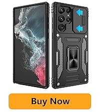 Amazon.com: Gritup for Galaxy-S22-Ultra-Case with Slide Camera Cover + [HD Screen Protector×2 ...