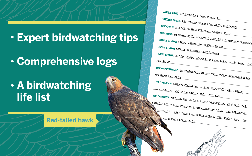 Amazon.com: Bird Watching Field Journal: Log, Sketchbook, and Life List (Bird Watching ...