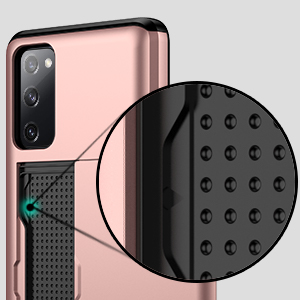 Amazon.com: Nvollnoe for Samsung S20 FE Case with Card Holder Dual Layer Heavy Duty Protective ...