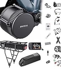 Amazon.com : BAFANG Mid Drive Kit 750W 1000W 500W BBS02B BBS-HD Electric Bike Conversion Kit 48V ...