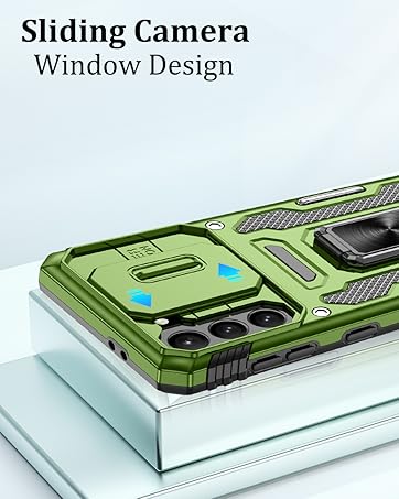 Amazon.com: Gritup for Galaxy-S21-Case with Slide Camera Cover + [HD Screen Protector×2], 360 ...