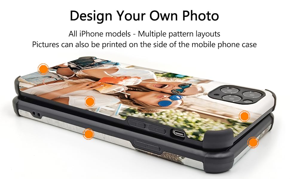 Amazon.com: aobthurn Custom Picture Phone Case for iPhone 16 15 14 13 12 11 Pro Max X XR Xs Max ...