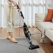 Eureka Home Lightweight Corded Stick Vacuum Cleaner, Powerful Suction ...
