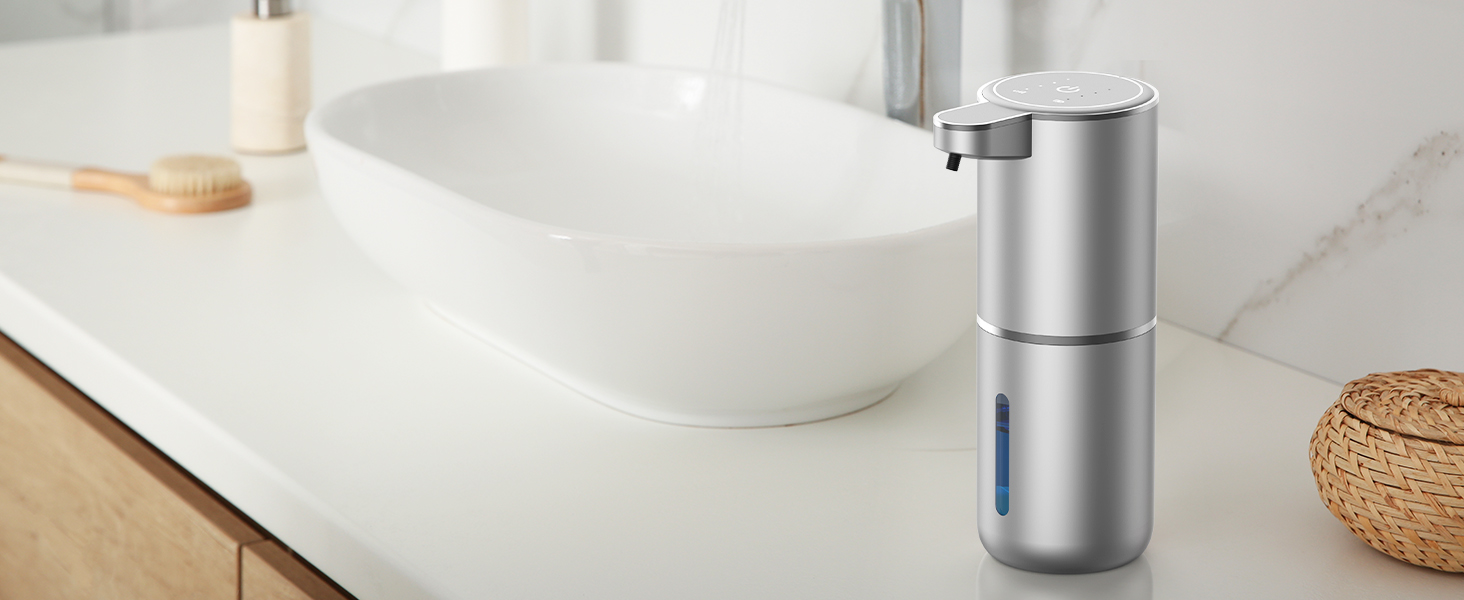 Amazon.com: Fantictas Automatic Foaming Soap Dispenser Foaming Hand Sanitizer Touchless 1500mAh ...