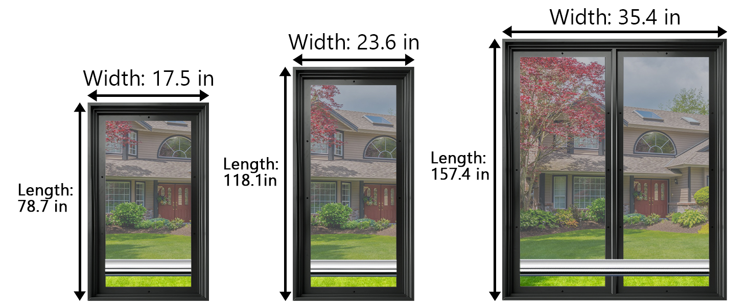 Amazon.com: Niviy One Way Privacy Window Film, 17.5 x 118 Inch Window Tint for Home, Reflective ...