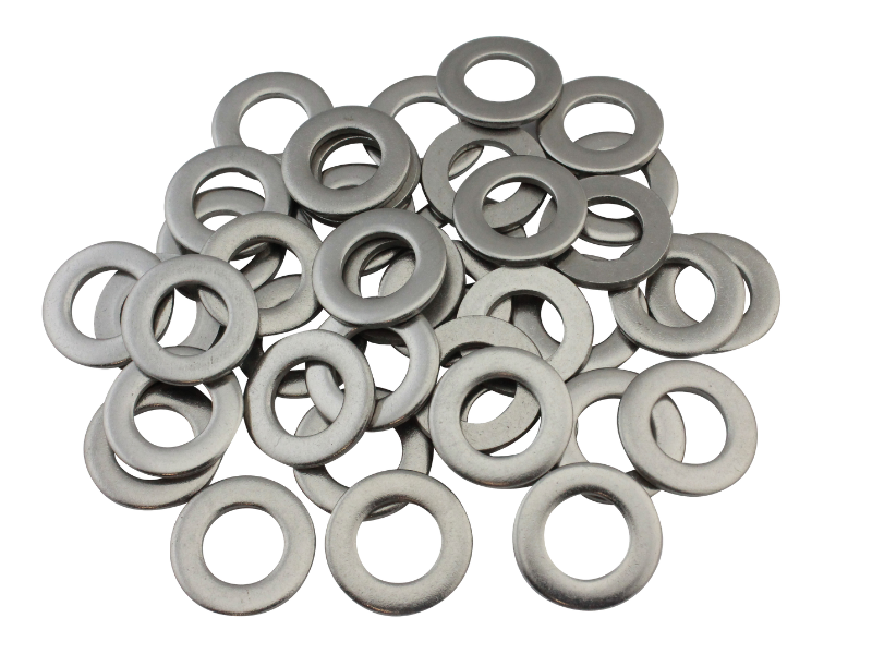 D2D | VPE: 4 Stück - Unterlegscheiben Form A - Größe: M14 - DIN 125 - Edelstahl A2 V2A ...