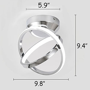 CANEOE Modern Led Ceiling Light Fixtures, 30W Creative Round Led ...